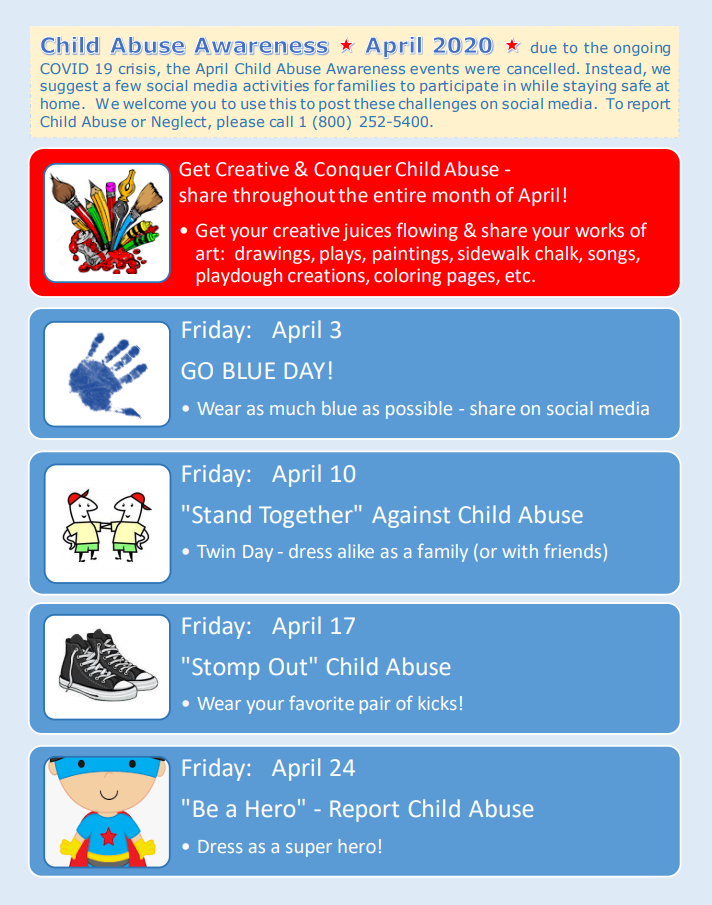 Bryson ISD - Child Abuse Awareness Month